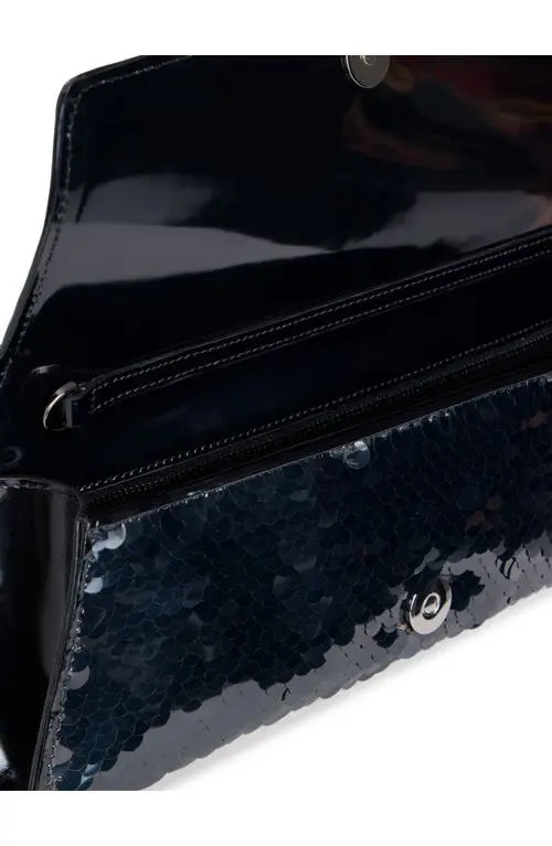 Akris Small Anouk Sequin Trapazoid East/west Clutch