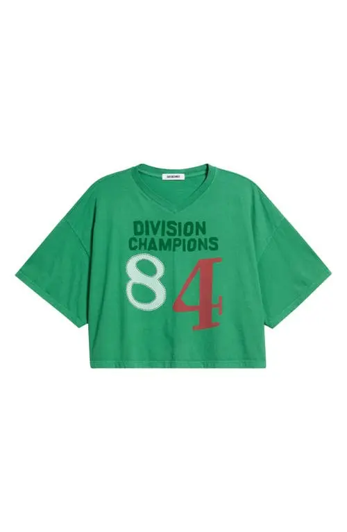 Daydreamer Division Champs Cropped V-neck T-shirt