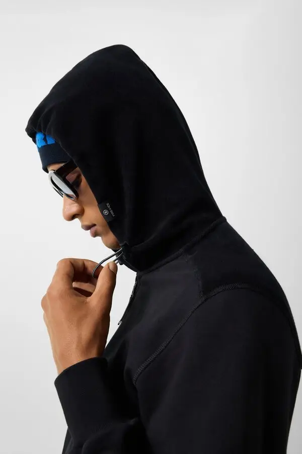 Bogner Kano Cotton Jersey Jacket With Velour Accents - Black