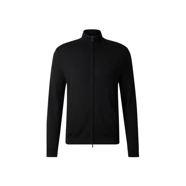 Bogner Oscar Virgin Wool Knit Jacket - Black