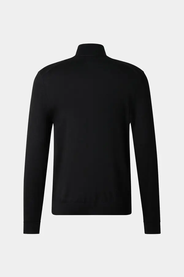 Bogner Oscar Virgin Wool Knit Jacket - Black
