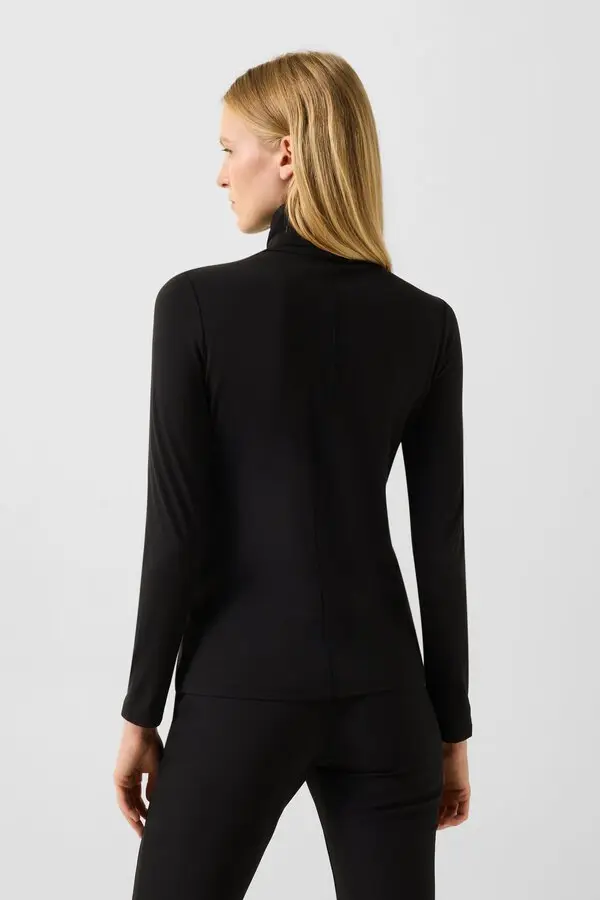 Bogner Katinka Long-sleeve Turtleneck Top - Black