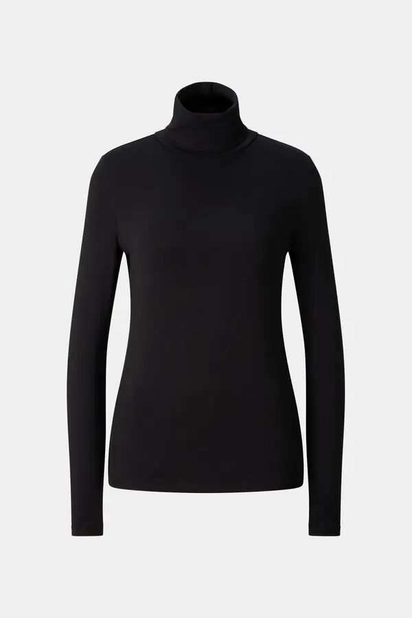 Bogner Katinka Long-sleeve Turtleneck Top - Black