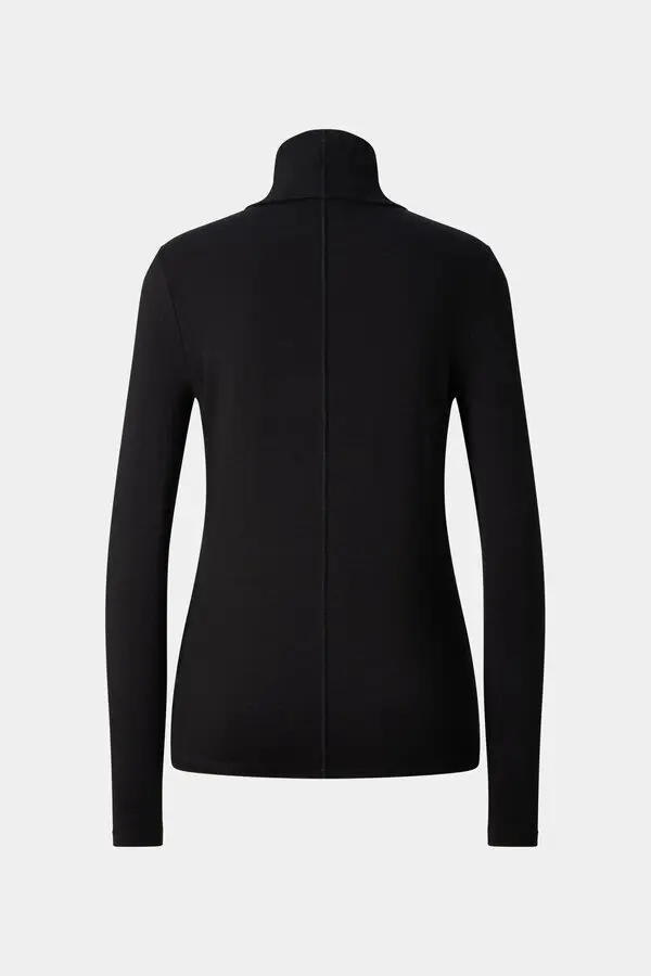 Bogner Katinka Long-sleeve Turtleneck Top - Black