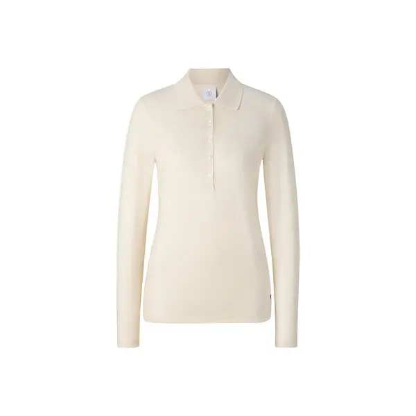 Bogner Whoopy Long-sleeve Polo Top In Merino Wool