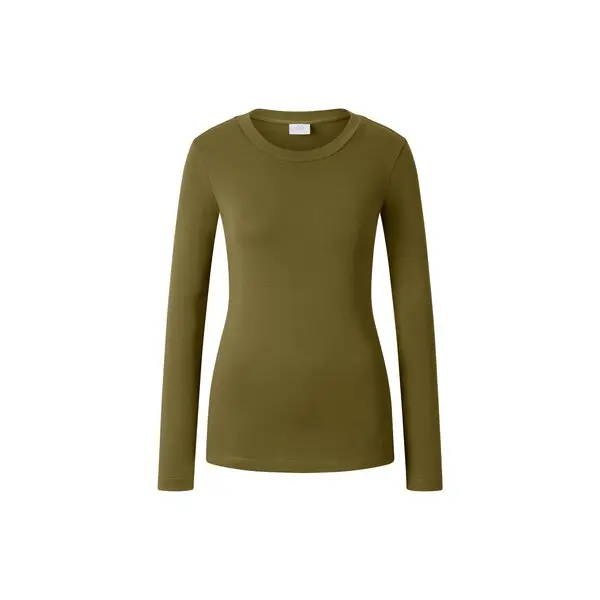 Bogner Nikini Cotton Long-sleeve Shirt - Olive