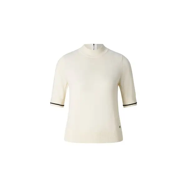 Bogner Antonia Virgin Wool And Silk Knit Shirt