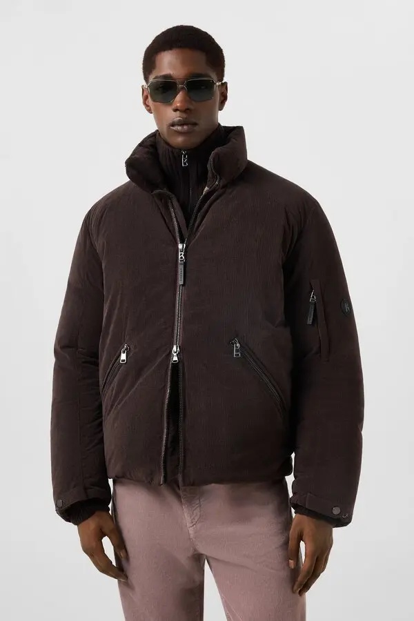Bogner Bert Corduroy Down Jacket - Coffee