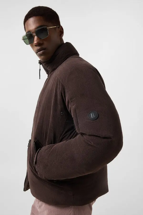 Bogner Bert Corduroy Down Jacket - Coffee