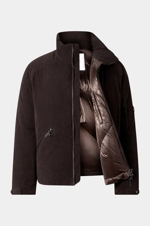Bogner Bert Corduroy Down Jacket - Coffee
