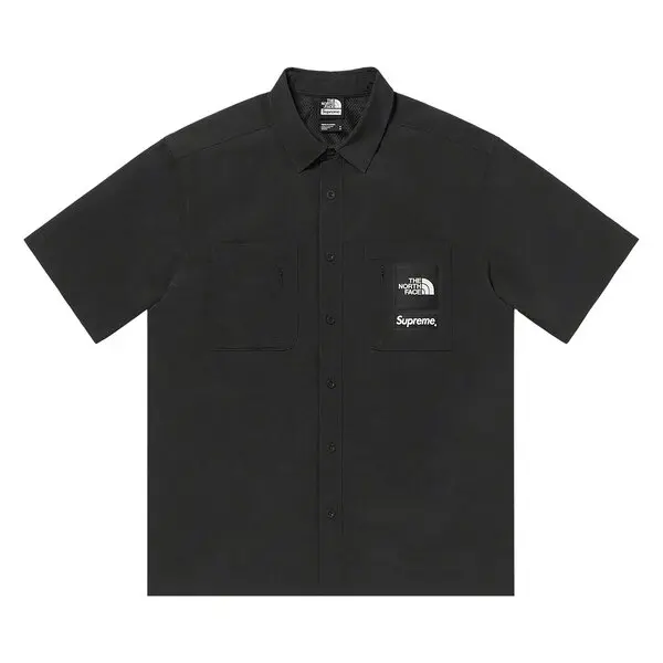 Supreme X The North Face Trekking Short-sleeve Shirt - Black