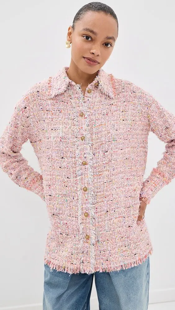 Balmain Light Tweed Overshirt