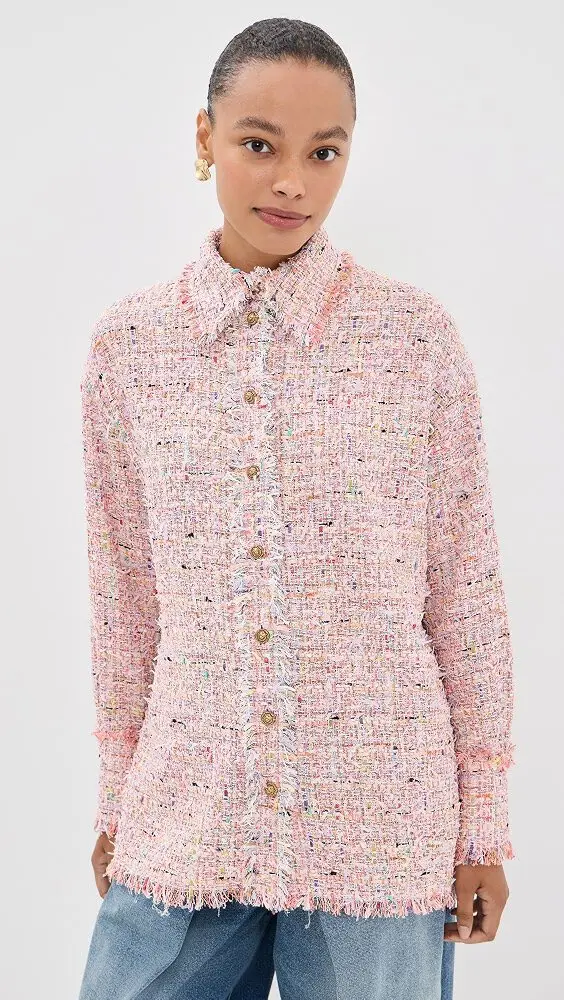 Balmain Light Tweed Overshirt