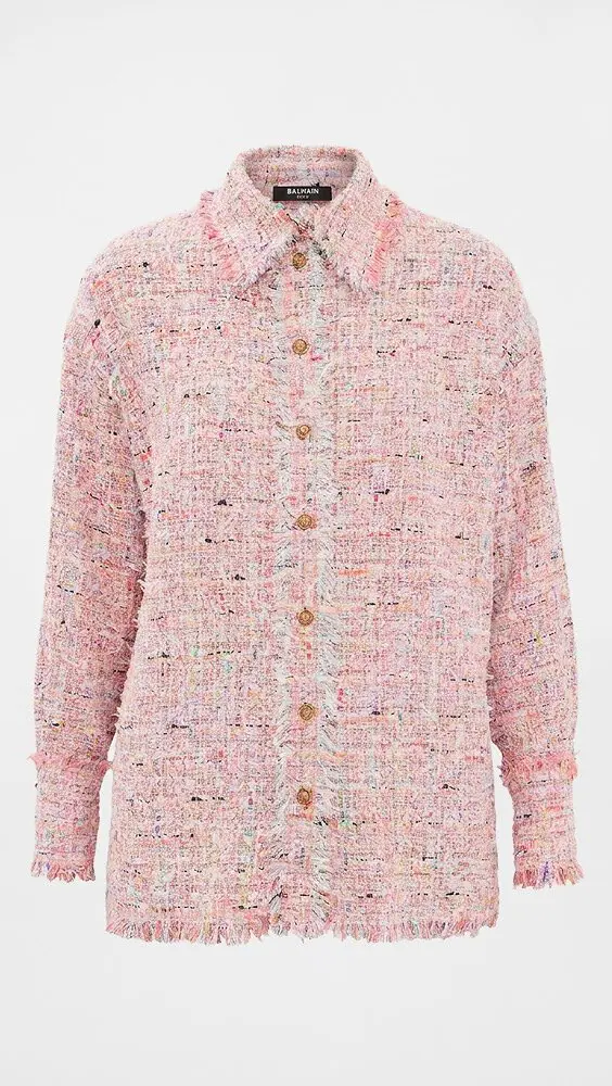 Balmain Light Tweed Overshirt