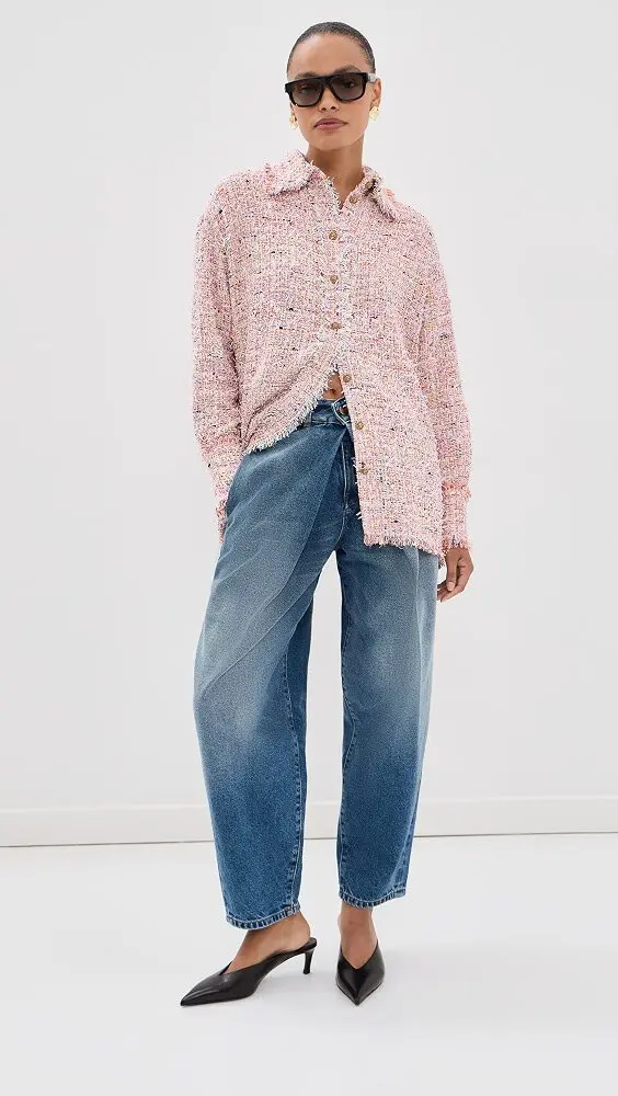 Balmain Light Tweed Overshirt
