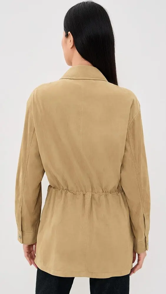 FRAME The Suede Safari Jacket