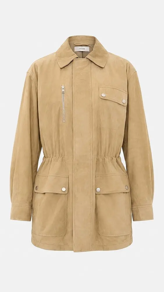 FRAME The Suede Safari Jacket