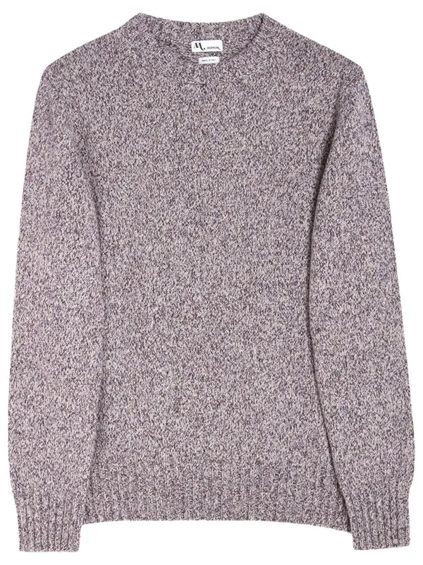 DOPPIA A Knit Crewneck Sweater With Ribbed Trim
