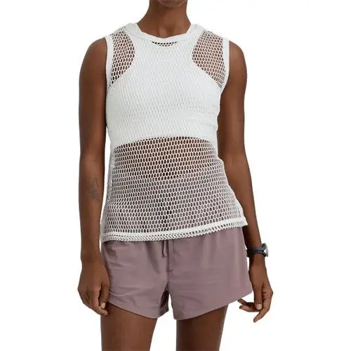 PRUZAN Mesh Singlet - Salt