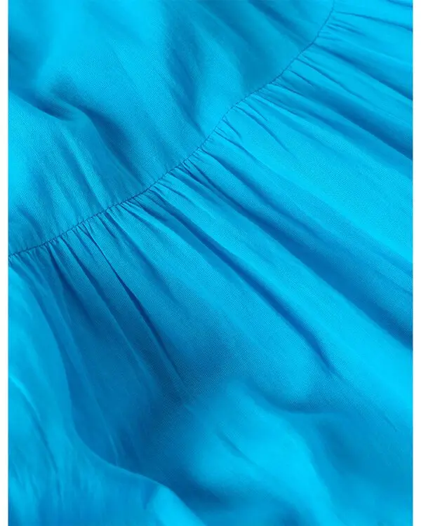 Whistles Petite Cotton Tiered Maxi Dress