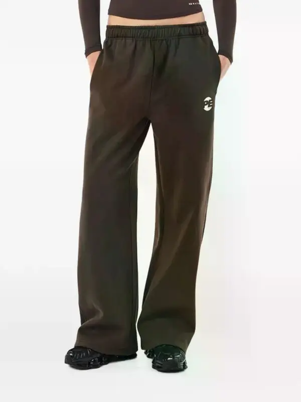 P.E Nation Straight-leg Logo Print Track Pants