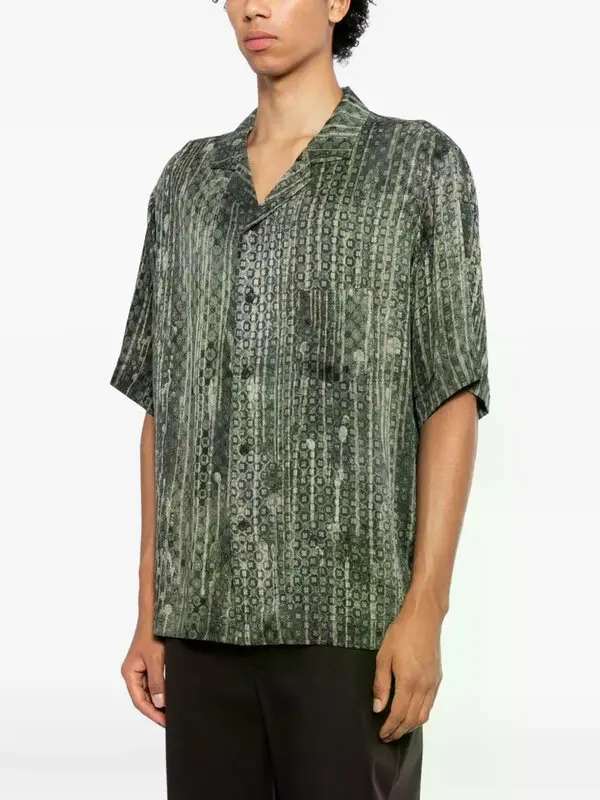 ZIGGY CHEN Printed Shirt - Green