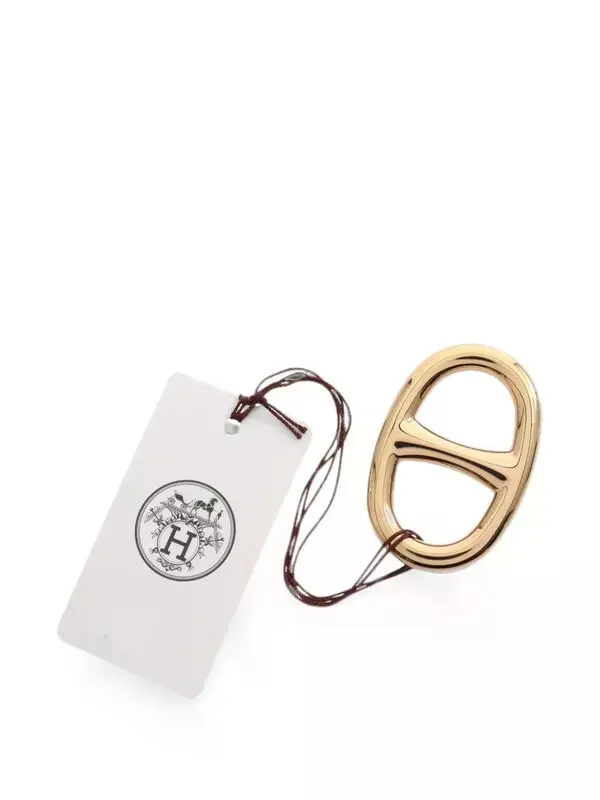 Hermès 2010s Chaîne D'ancre Scarf Ring - Gold