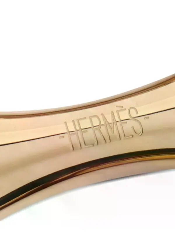 Hermès Tone Chaîne D'ancre Scarf Ring - Gold