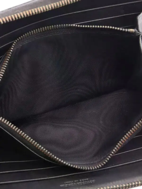 Bottega Veneta 2010s Intrecciato Karung Wallet