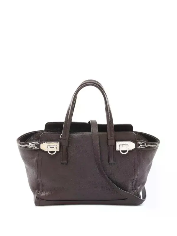 FERRAGAMO Gancini Tote Bag - Brown