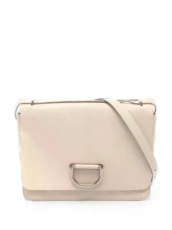 Burberry 2000s D-ring Leather Shoulder Bag