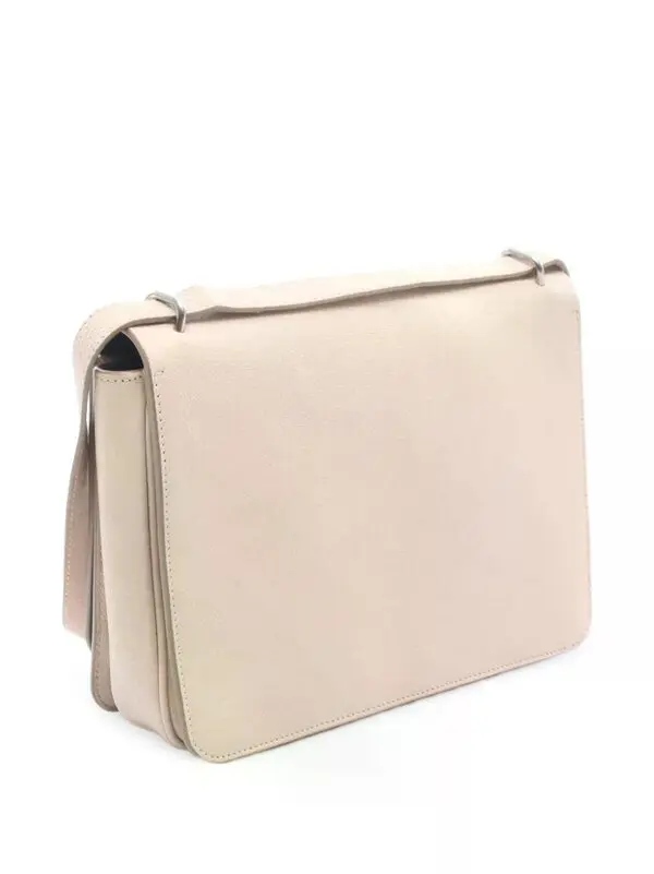 Burberry D-ring Leather Shoulder Bag - Neutrals