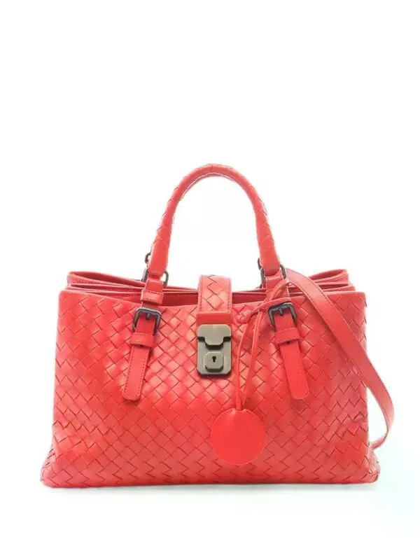 Bottega Veneta 2000s Intrecciato Rome Handbag