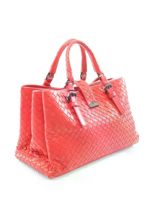 Bottega Veneta 2000s Intrecciato Rome Handbag