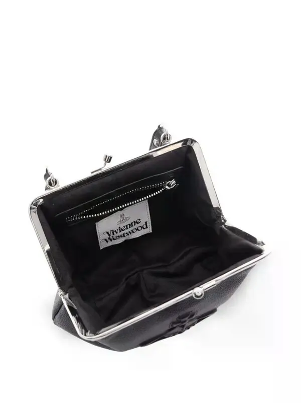 VIVIENNE WESTWOOD Leather Granny Frame Handbag