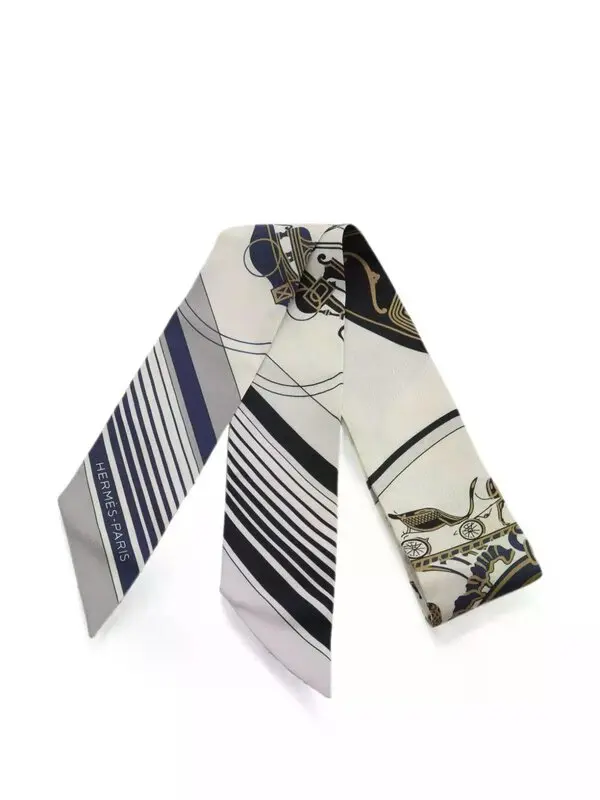 Hermès 2000s Ex-libris Twilly Scarf