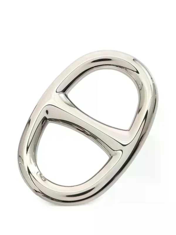 Hermès Chaine D'ancre Scarf Ring - Silver