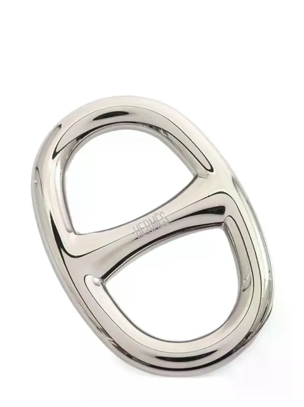 Hermès Chaine D'ancre Scarf Ring - Silver
