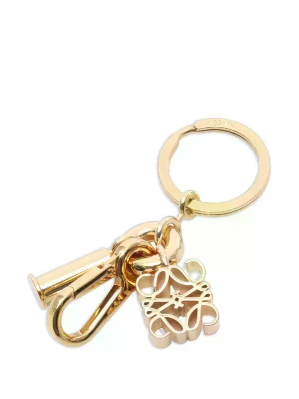 Loewe Anagram Charm Key Ring In Tone