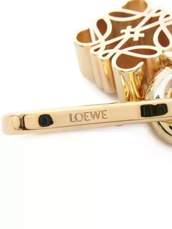 Loewe Anagram Charm Key Ring In Tone