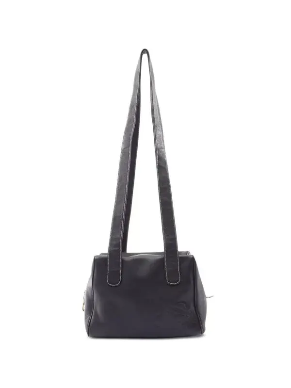 Loewe 2000s Anagram Shoulder Bag - Blue