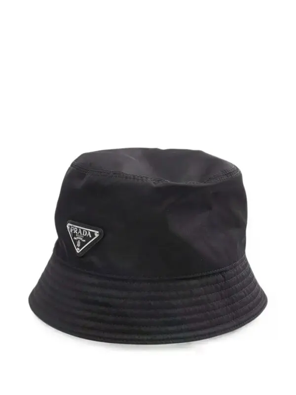Prada 2010s Re-nylon Triangle-logo Bucket Hat