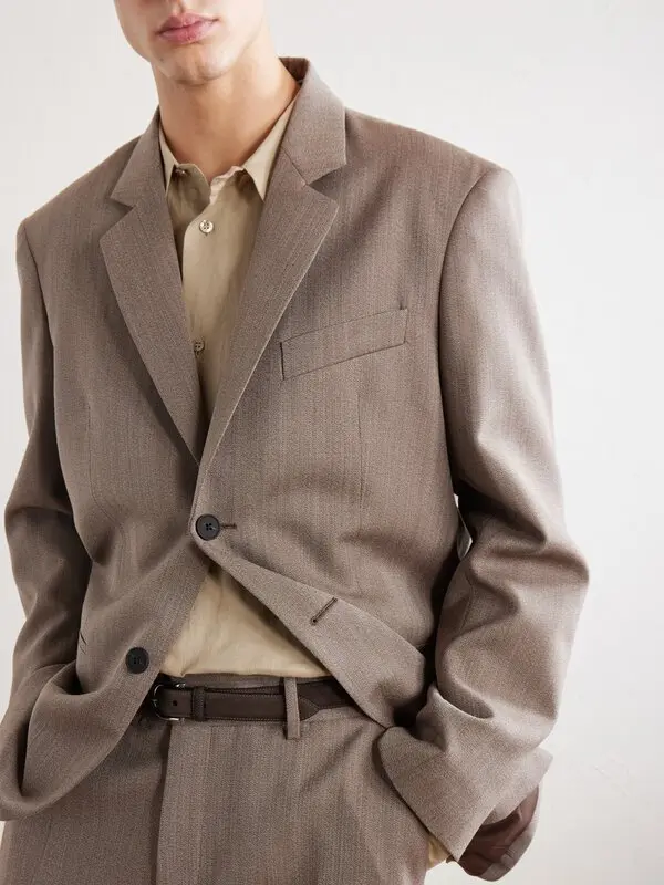 Studio Nicholson Roversi Oversized Wool Suit Jacket