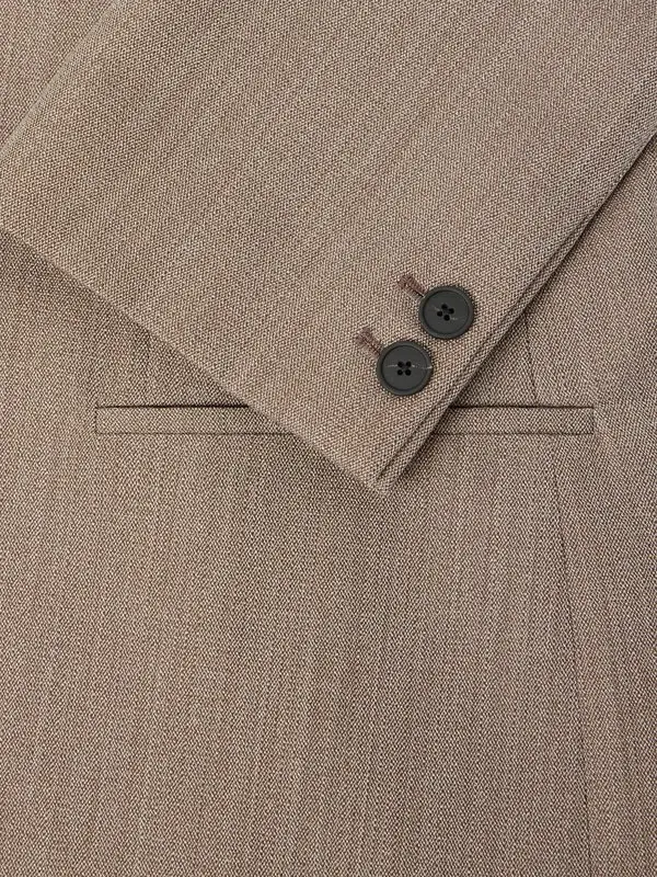 Studio Nicholson Roversi Oversized Wool Suit Jacket