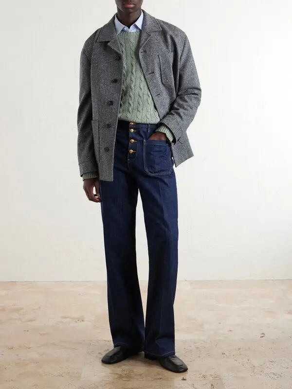 Valentino Garavani Vlogo Embellished Virgin Wool Sweater