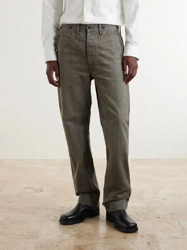 Ralph Lauren Stanton Straight-leg Cotton-twill Trousers