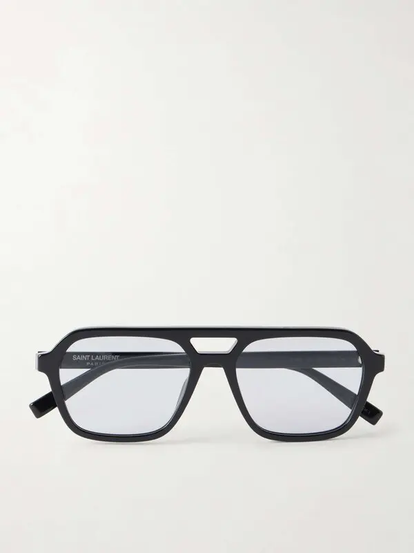 Saint Laurent Aviator-style Acetate Sunglasses
