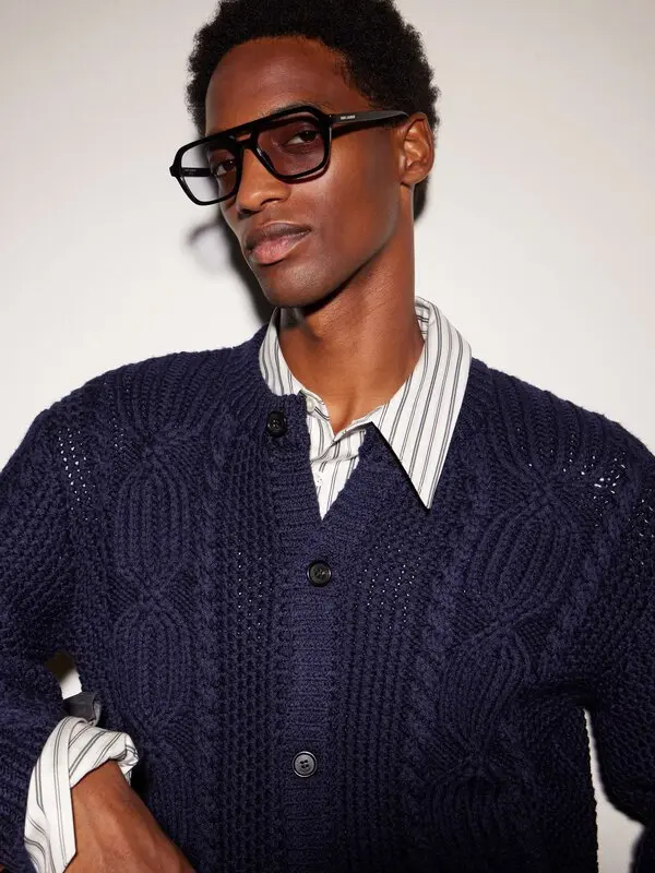 Saint Laurent Aviator-style Acetate Sunglasses