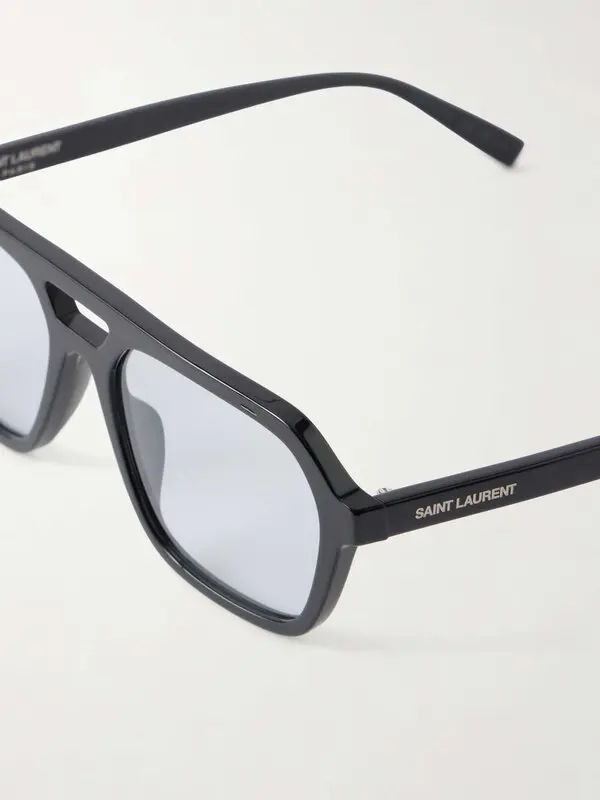Saint Laurent Aviator-style Acetate Sunglasses