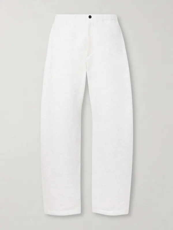 Sacai Straight-leg Cotton-jersey Sweatpants